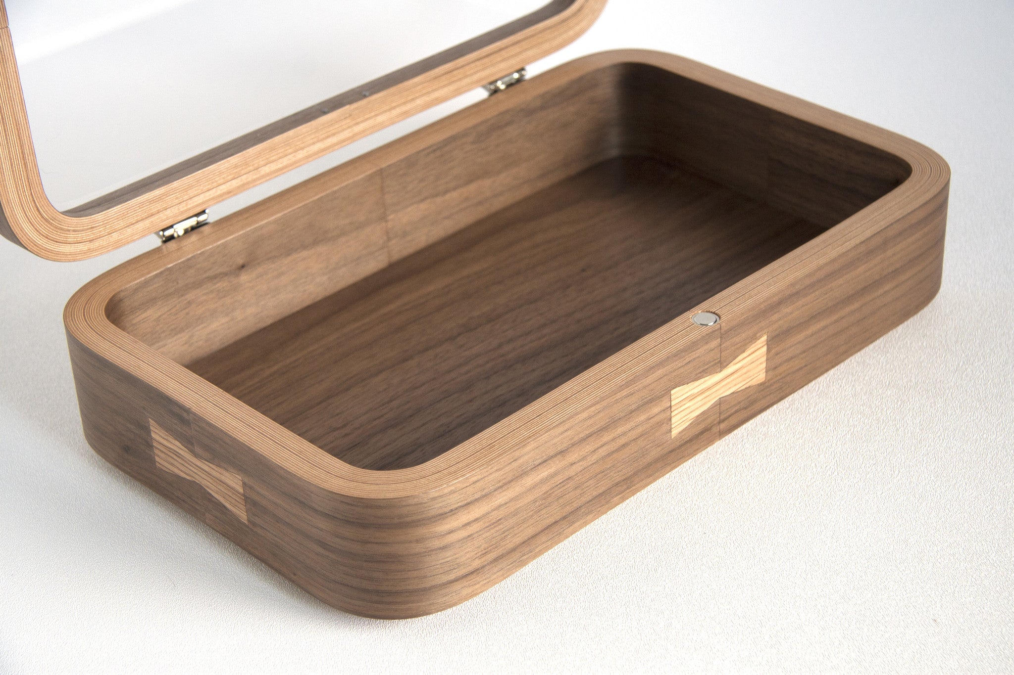 Custom Hand Crafted Bent Plywood Display Case - Ciseal